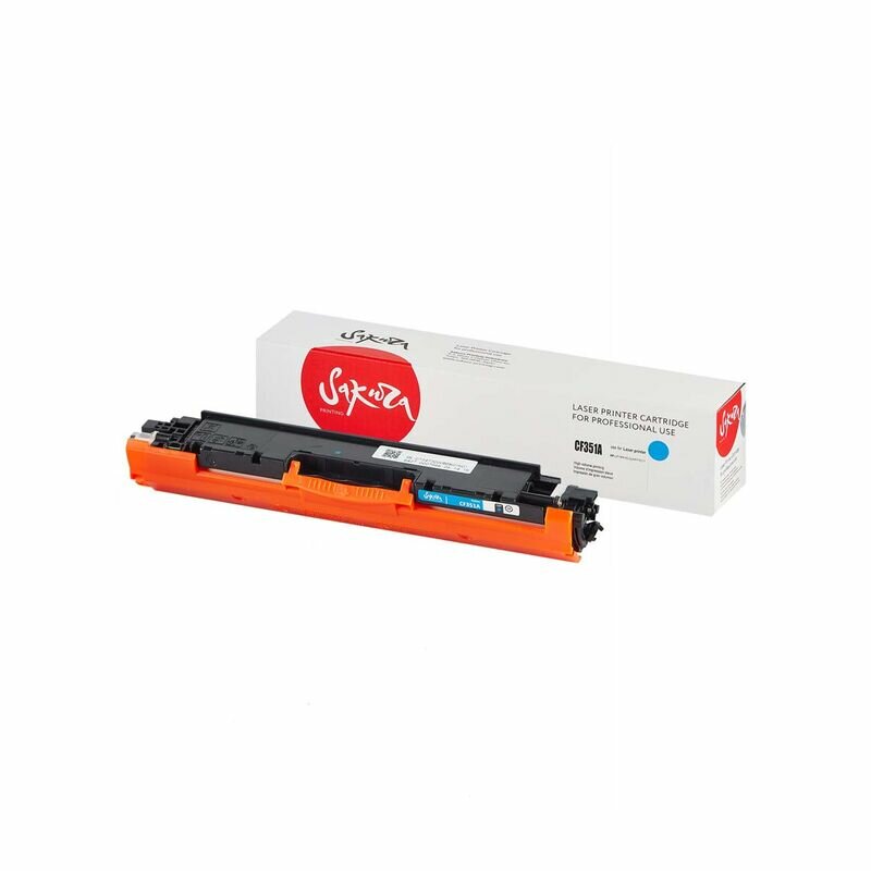 Картридж CF351A для HP Color LaserJet M176n, M177FW, M176, M177, M153 Sakura голубой