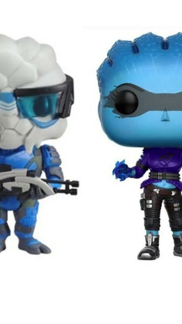 Фигурка коллекционная Pop! Mass Effect: Гаррус и Пиби, высота 11 см, материал — винил, для взрослых — фото 1