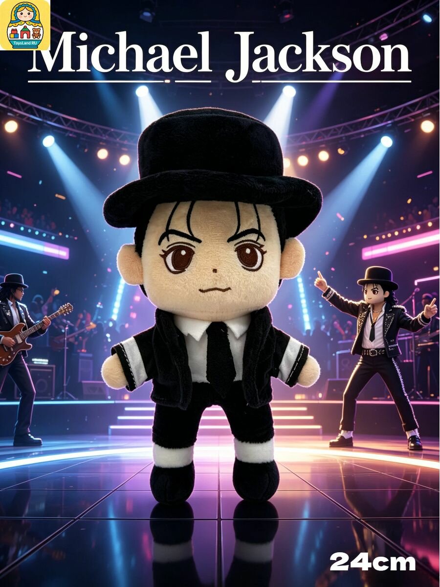 Мягкая Игрушка Michael Jackson 24cm