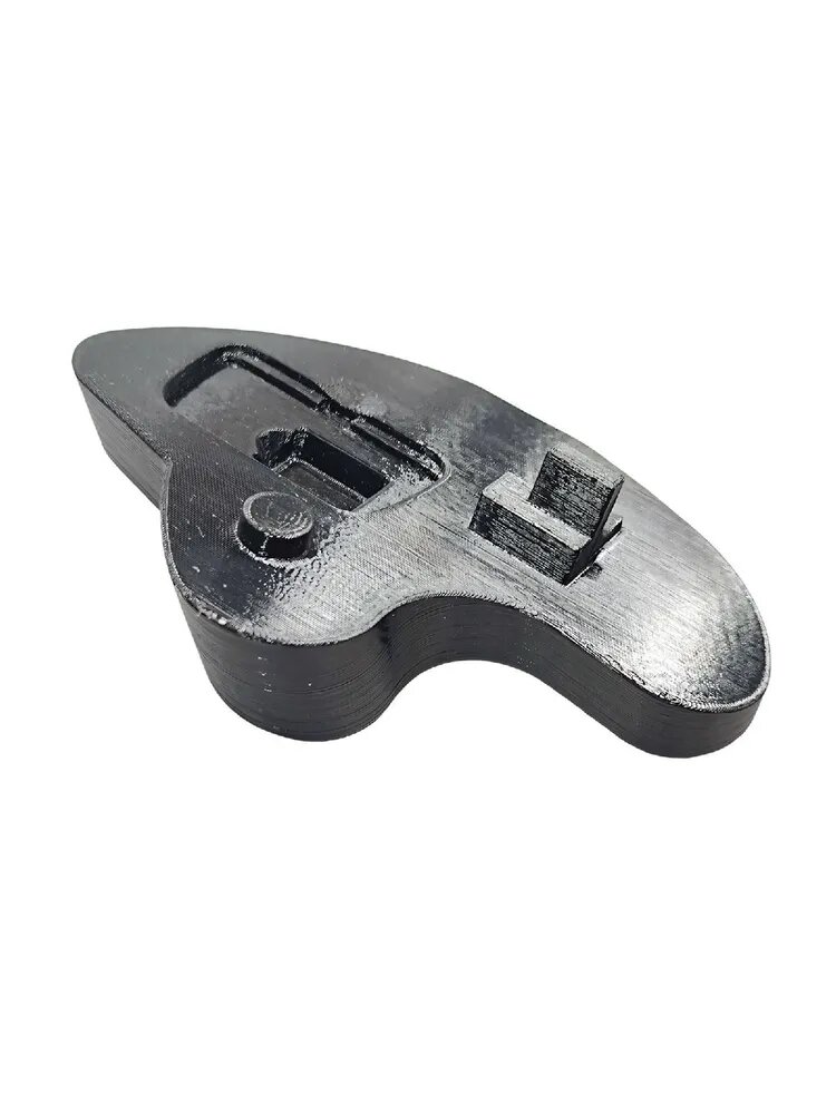 (Один) Базовый кронштейн для мыши Logitech M570, пластик, серебристый