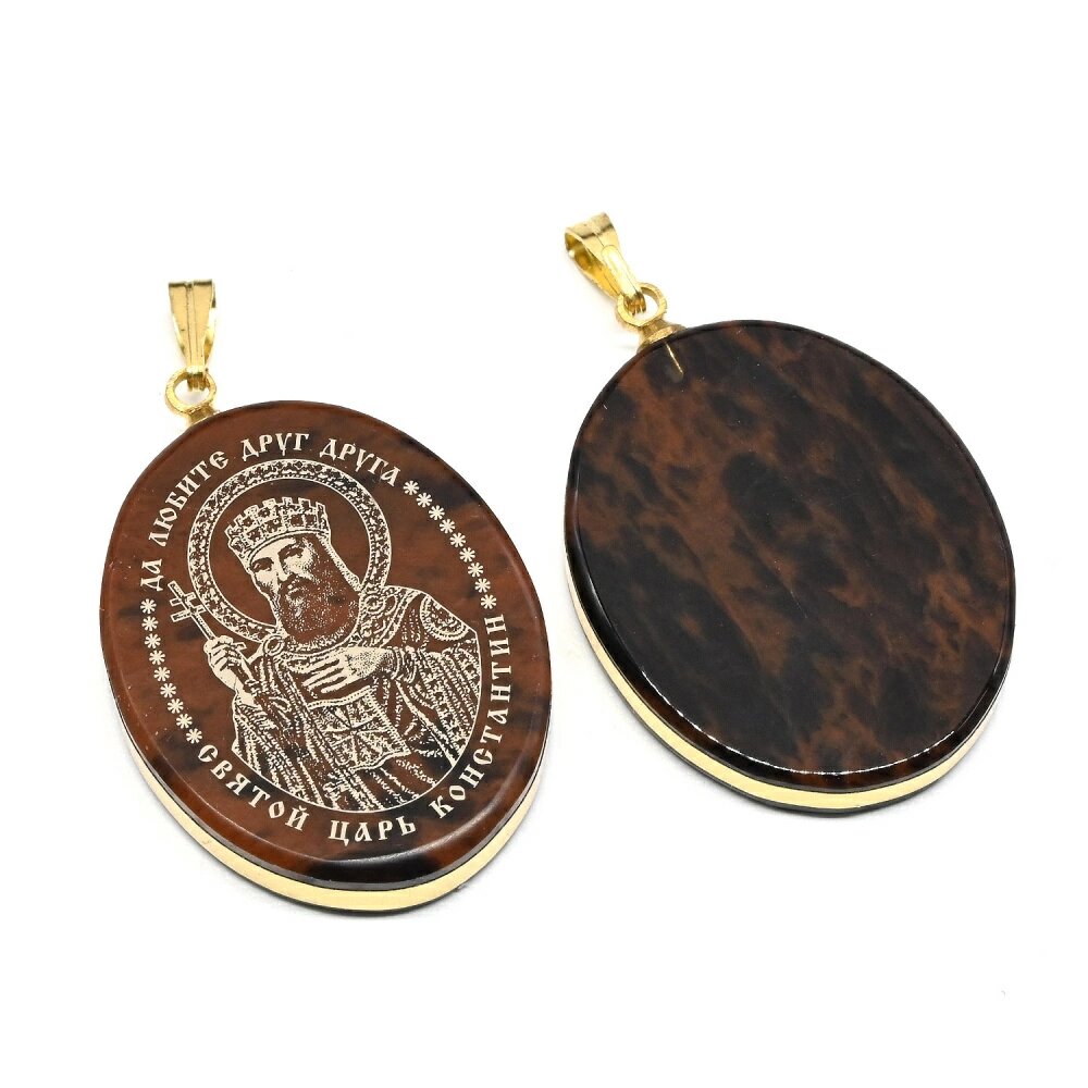 Подвеска Радуга Камня, обсидиан