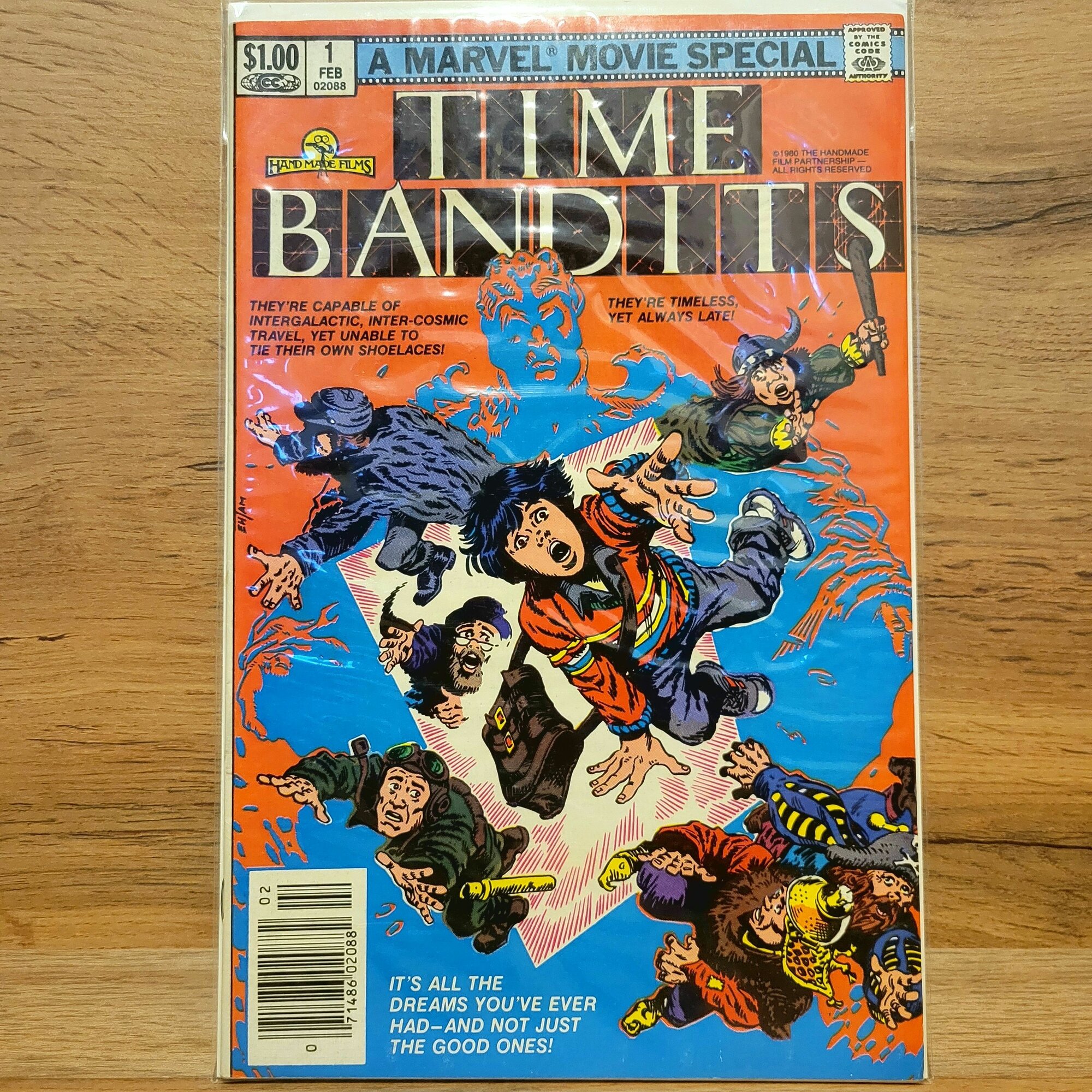 Раритетный Комикс Time Bandits #1. 1980 Год.