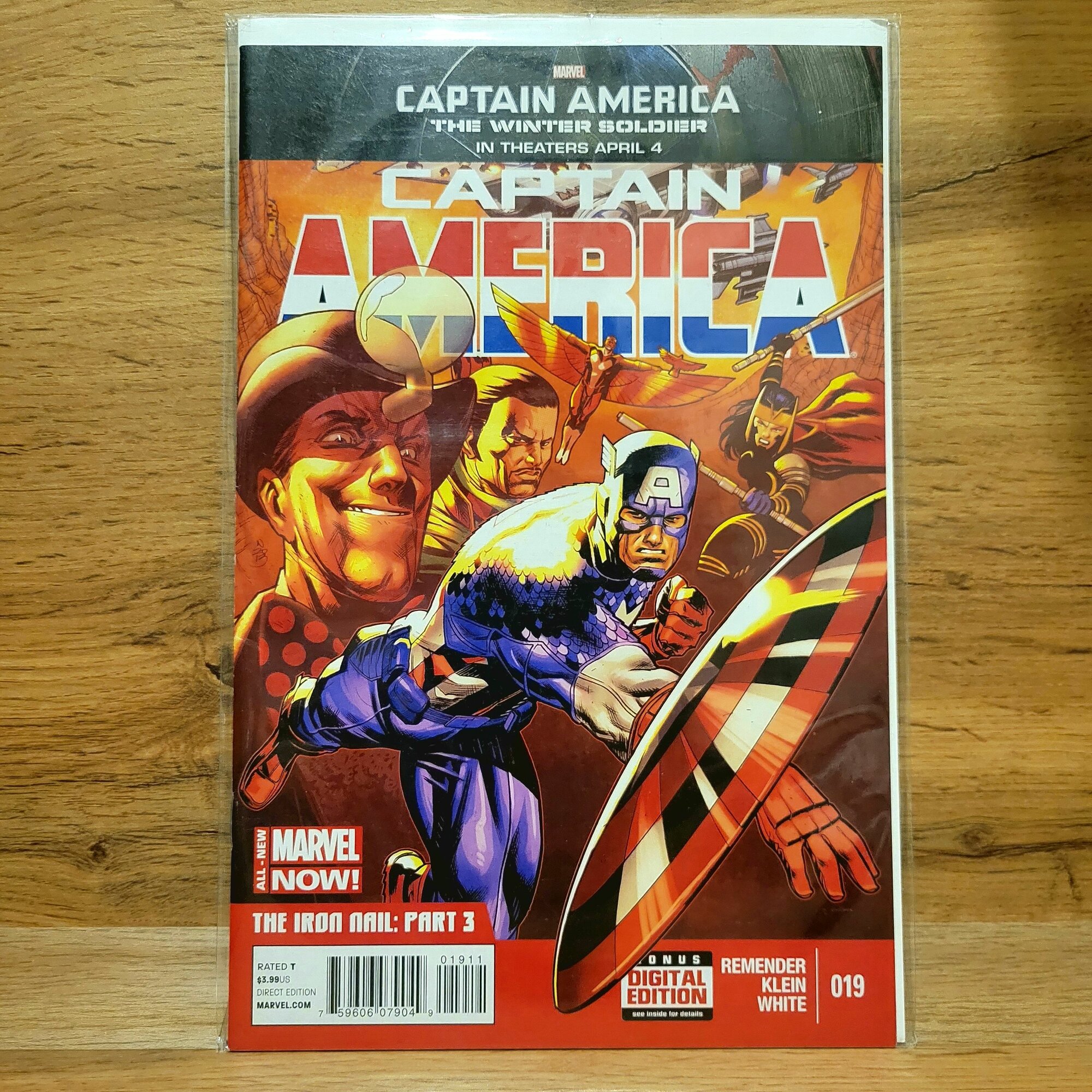 Captain America #19. Оригинальный Комикс.