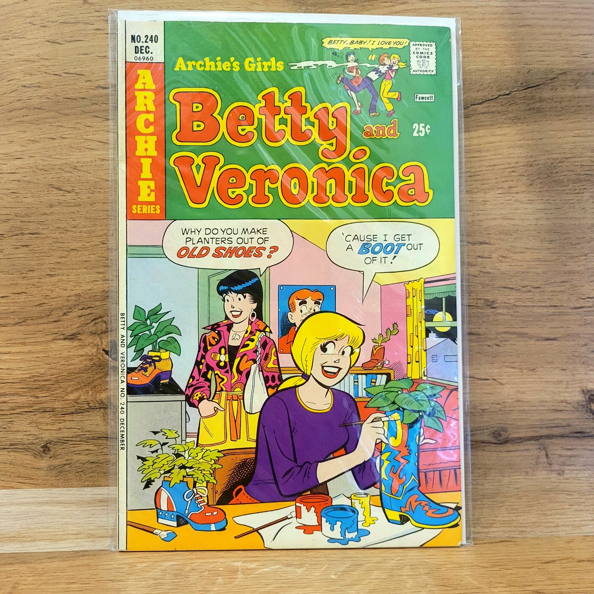 Раритетный Комикс Archie Betty And Veronica #240. 1978 Год. Комикс (сингл) на английском языке
