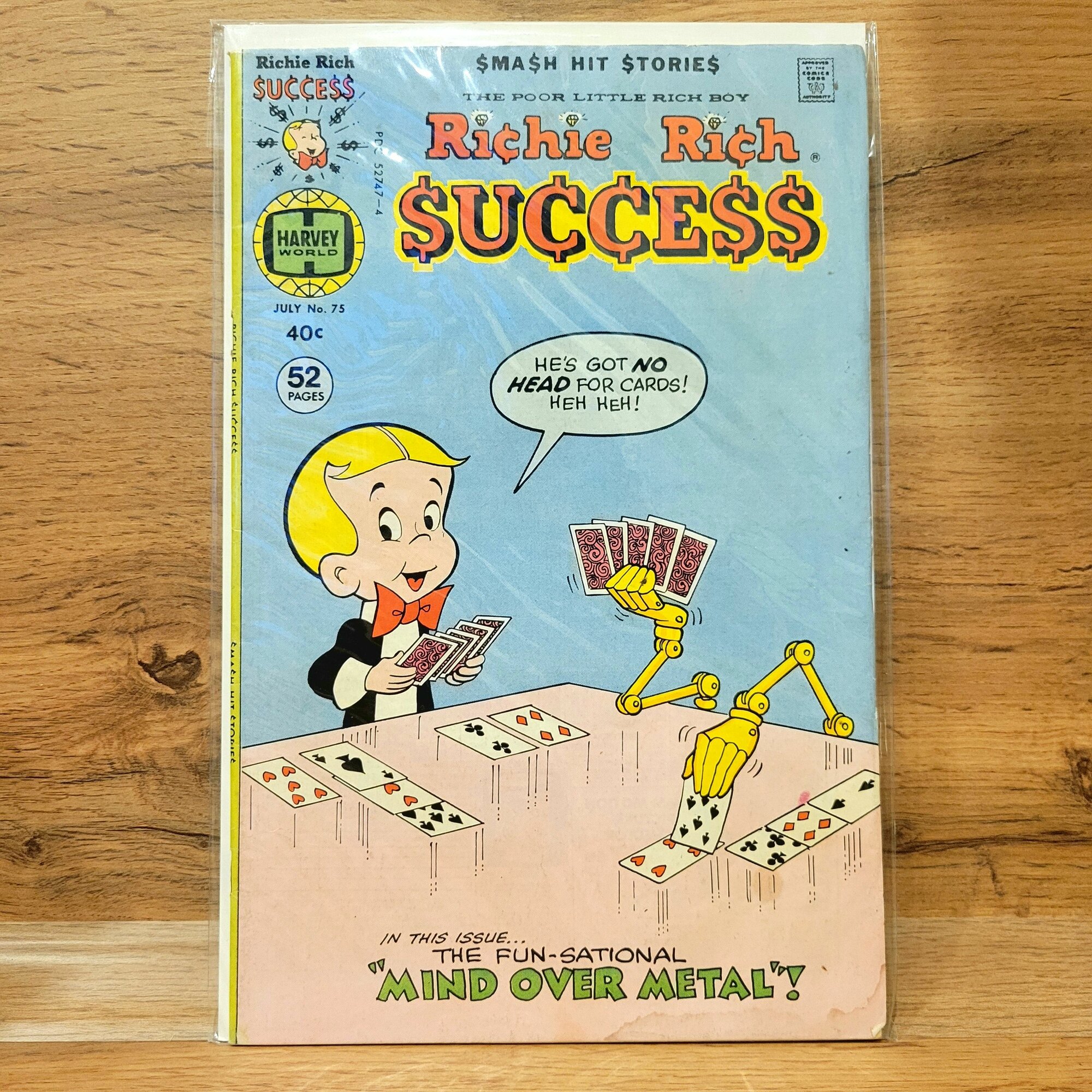 Раритетный Комикс Richie Rich Success #75. 1975 Год. Комикс (сингл) на английском языке