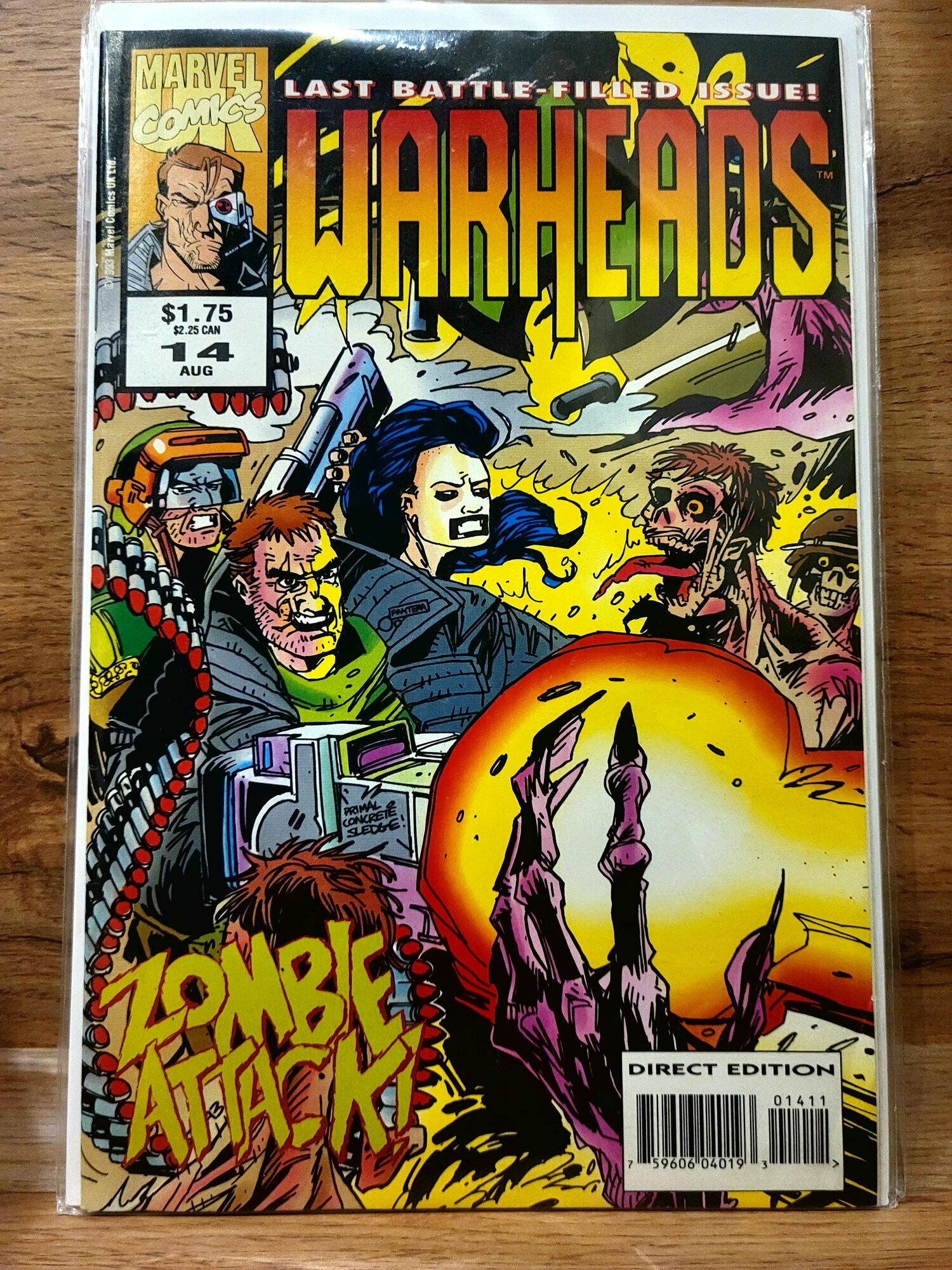 Ретро Комикс Warheads #14. 1994 Год. Оригинал!
