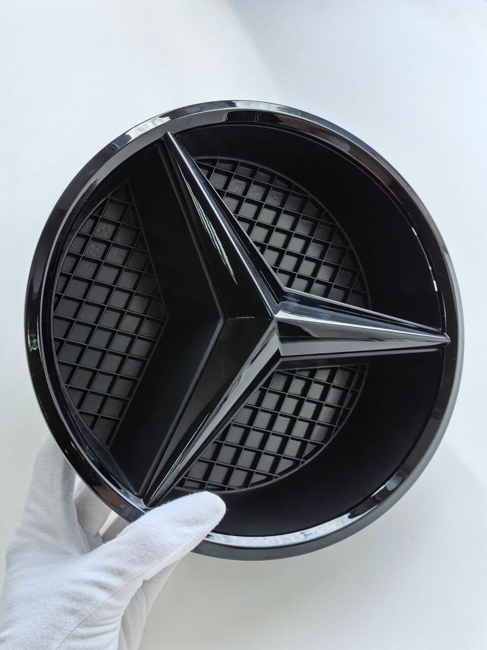 Эмблема Mercedes 200*60 мм, логотип, шильдик, значок Мерседес на авто