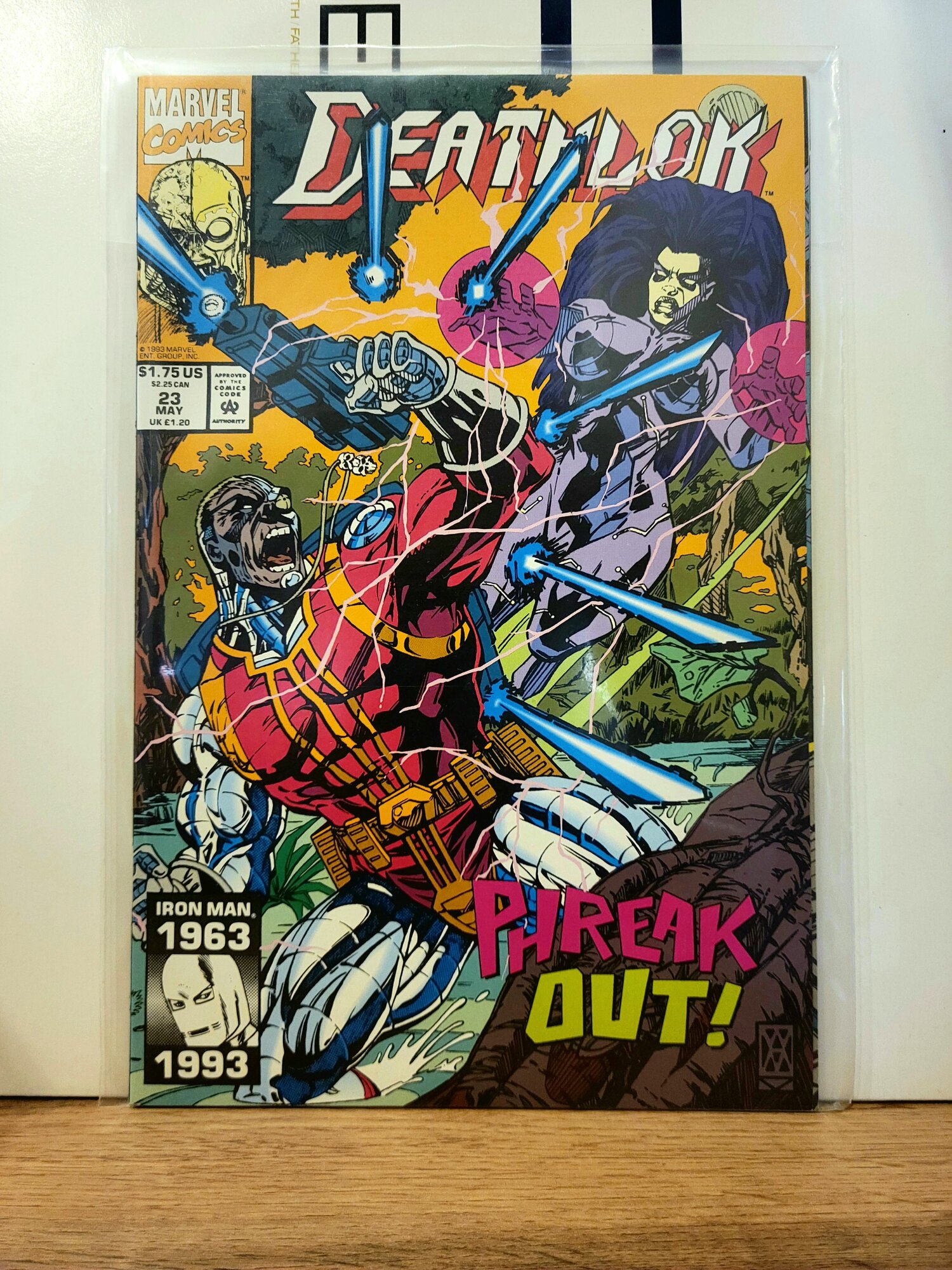 Ретро Комикс Deathlok #23. 1993 Год. Marvel.