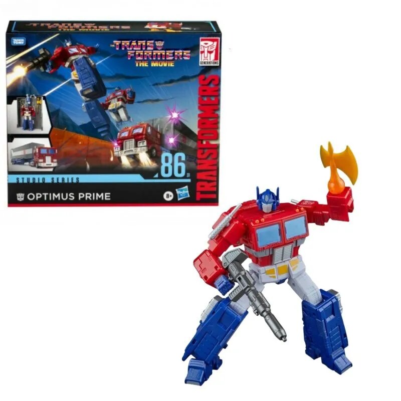 Игрушка Hasbro Трансформеры Transformers Studio Series: Commander Class The Transformers: The Movie SS86-31 Optimus Prime 17.5cm F8514