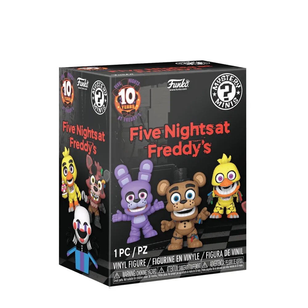 Фигурка Funko FNAF 10th Anniversary mystery minis из игры Five Nights at Freddy's / фнаф закрытая из Пять Ночей с Фредди Фанко Мистери минис