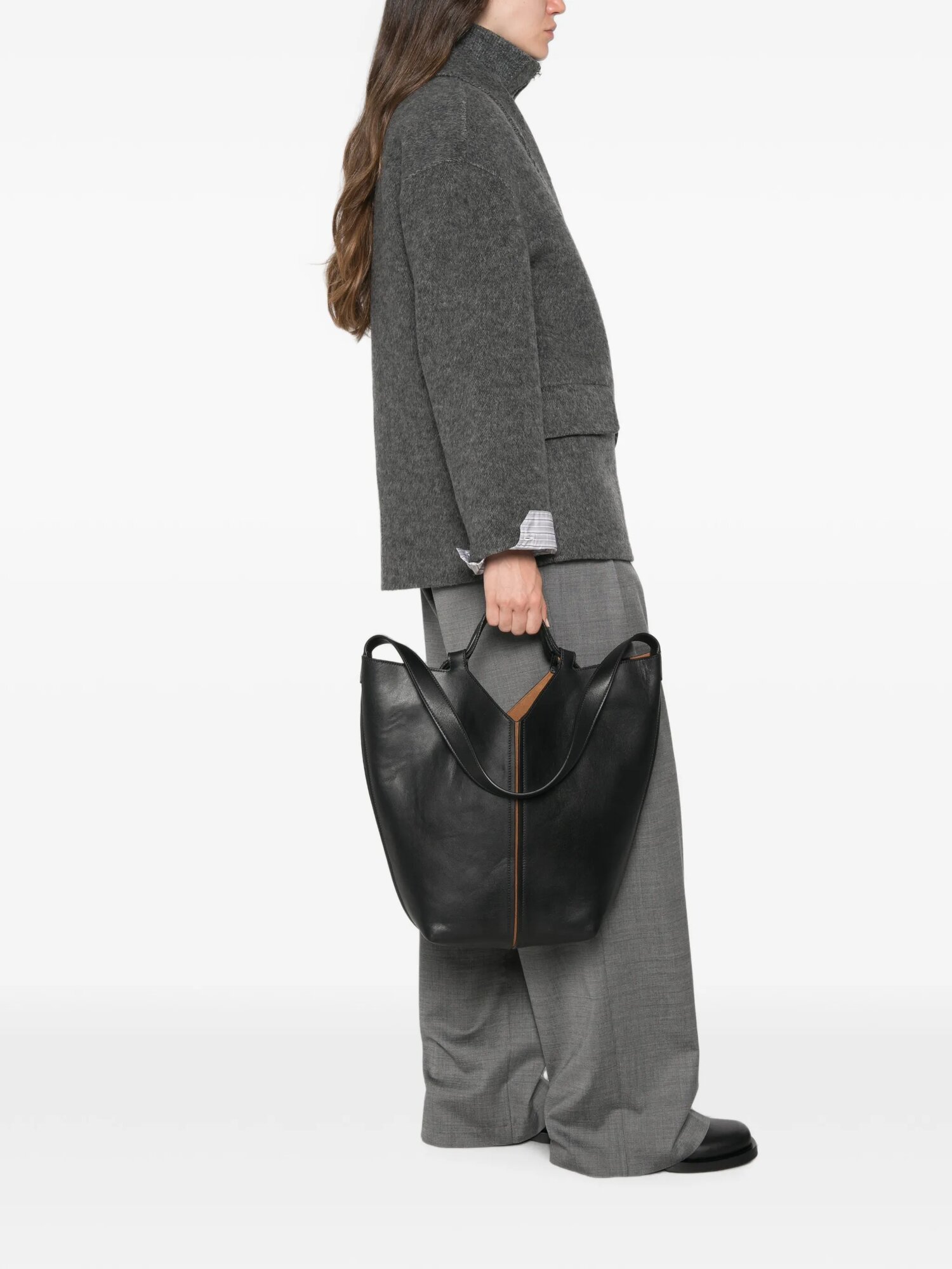 Сумка HEREU Riba leather bucket bag — фото 1
