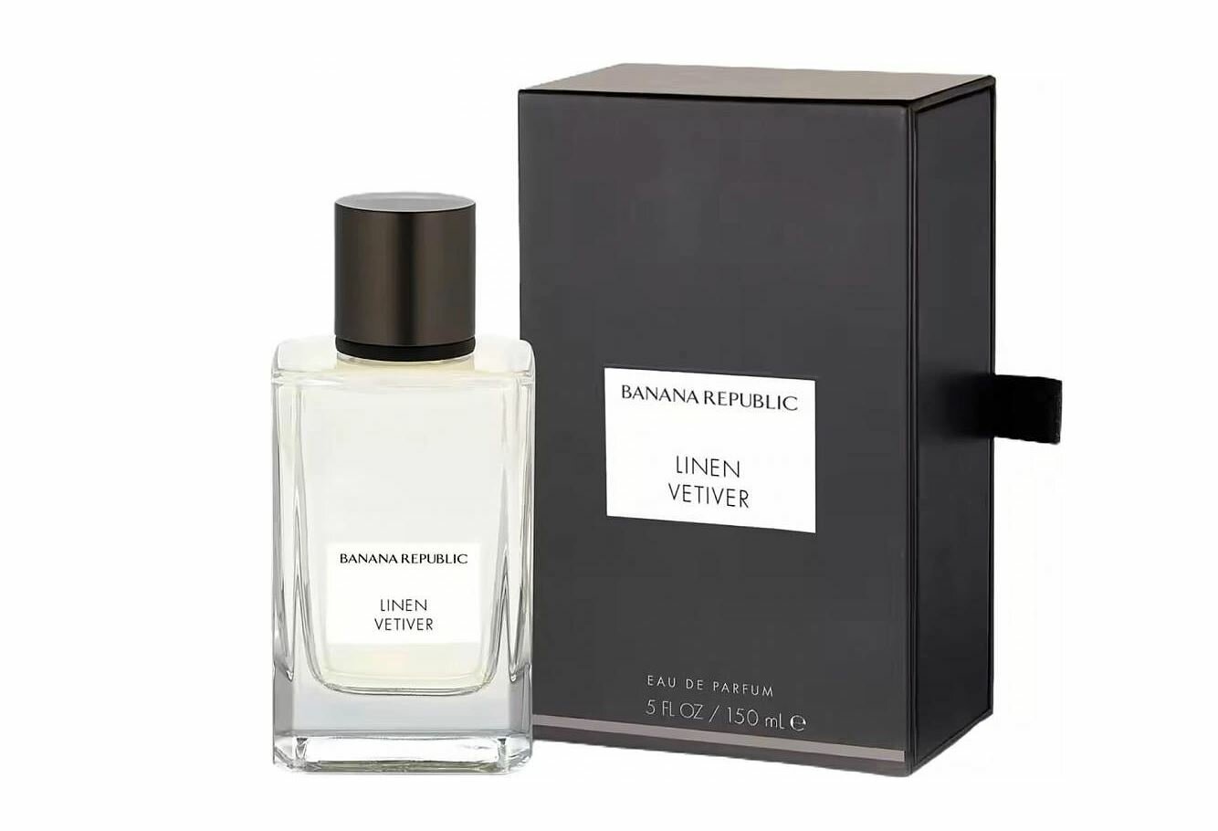 Парфюмерная вода Banana Republic Linen Vetiver 150 мл, древесные фужерные