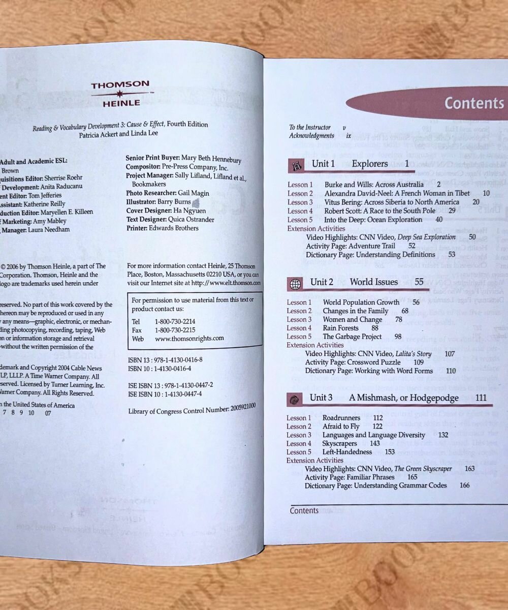 Reading & Vocabulary Development 3 Cause & Effect (Linda Lee) — фото 1