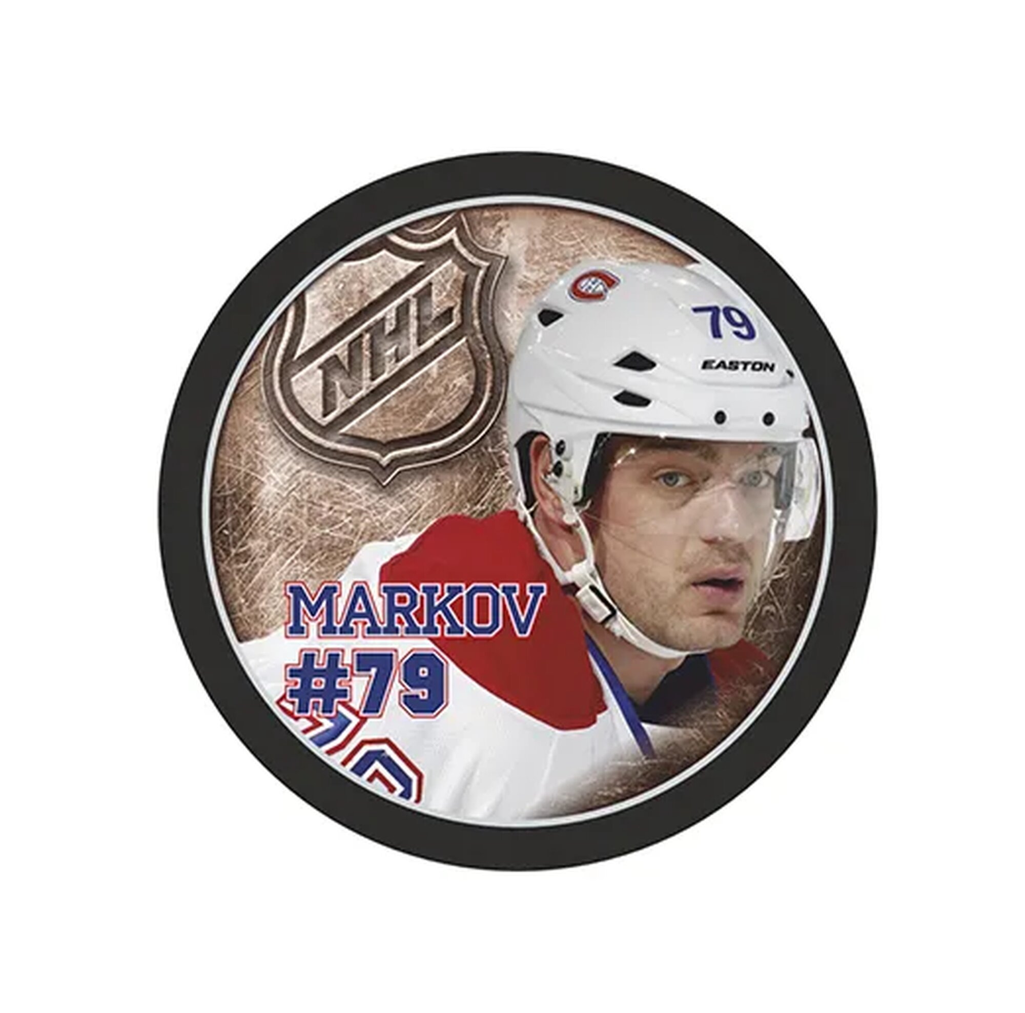 Шайба Rubena Игрок Марков 79 Montreal Canadiens, 76 мм, цвет черный