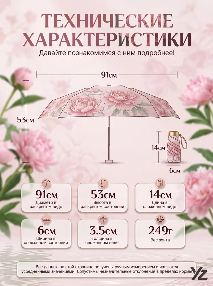 Зонт , пыльная роза — фото 1