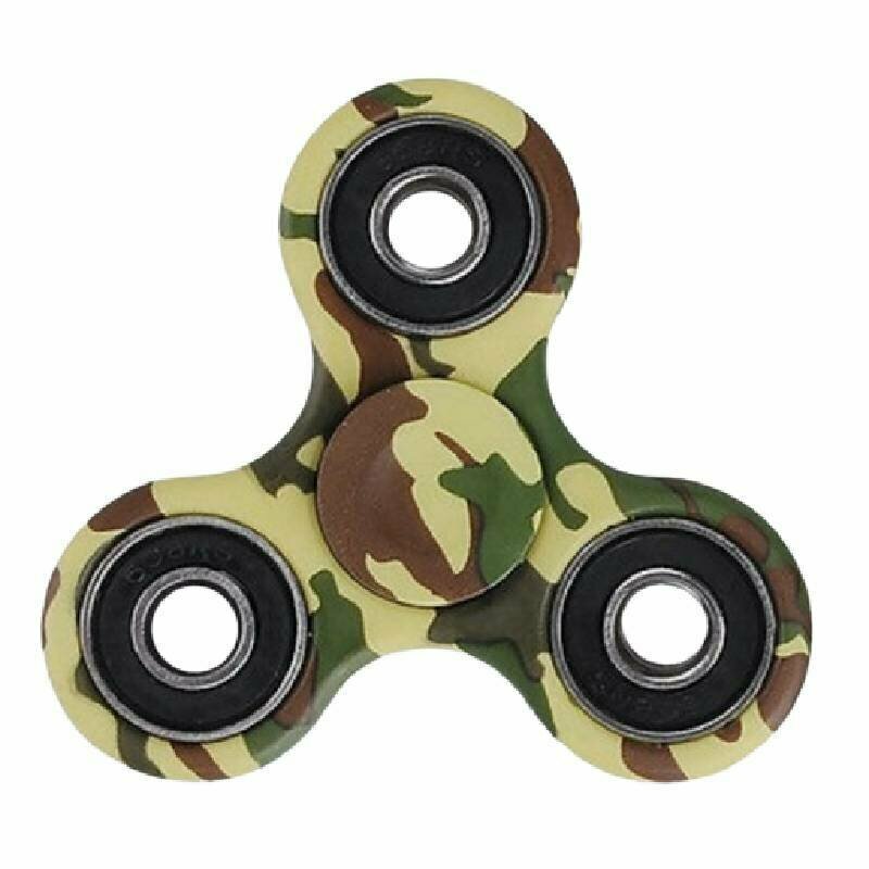 Игрушка пластичный гироскоп для пальцев для детей желтый