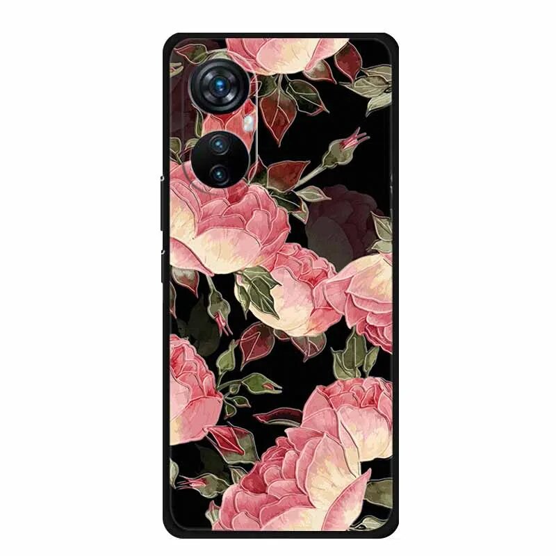 Чехол с 3D тиснением для Blackview A200 Pro, чехол с рельефными цветами, мягкий Черный, as photo 53