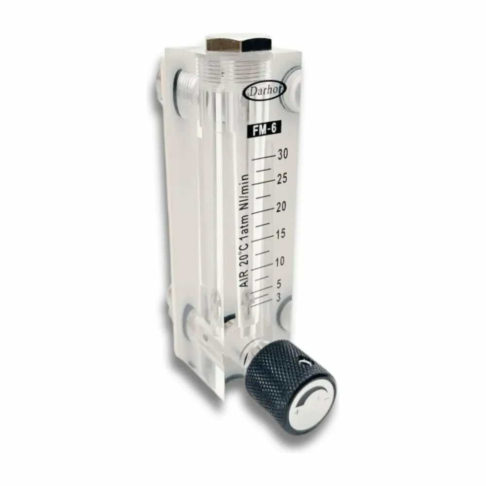 Ротаметр DELTAKIP DFG-6T с регулятором 3-30л/м DK-L0000004
