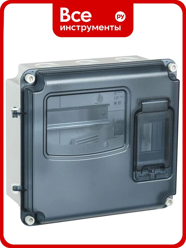 Корпус пластиковый IEK KREPTA ЩУРн-П 1/3 IP66 PC MSP1-N-03-55