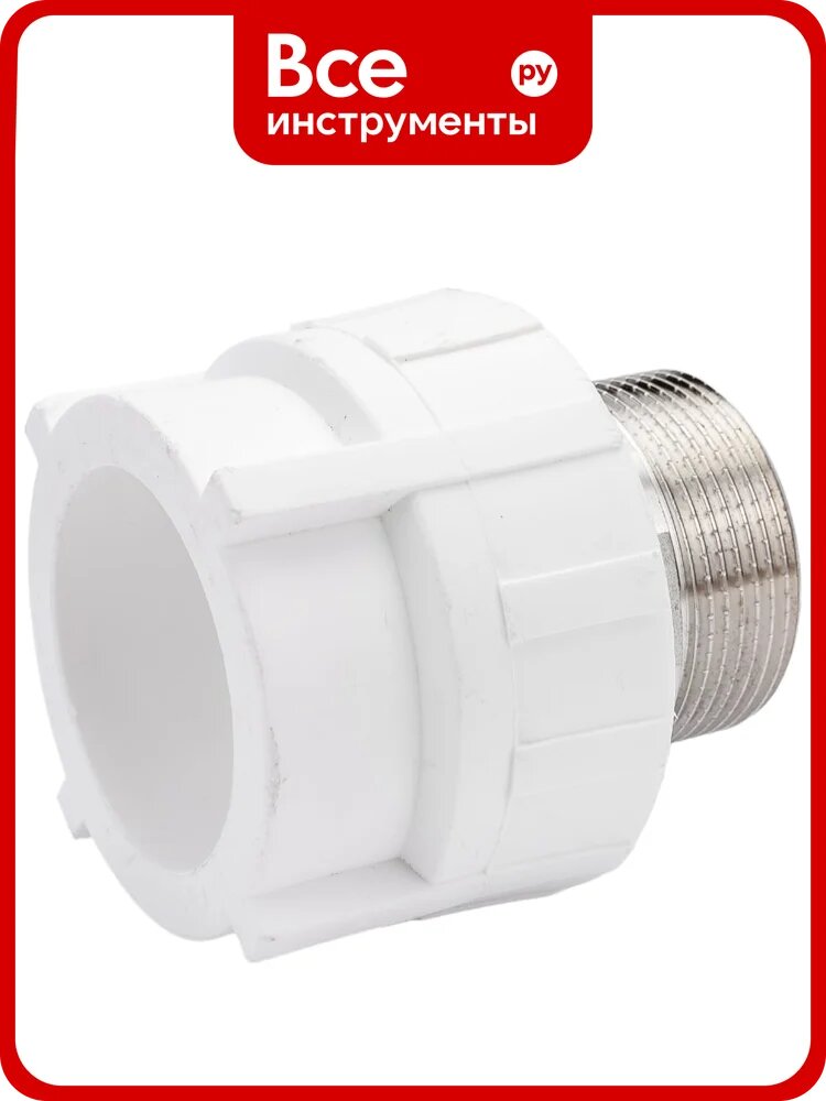 Муфта Rvc ППРС наружная резьба 50x1 1/2 под ключ 01574
