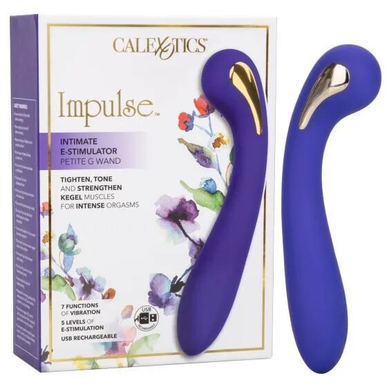 Вибратор для зоны G Impulse Estim Petite G Wand: 7 режимов вибрации, медицинский силикон