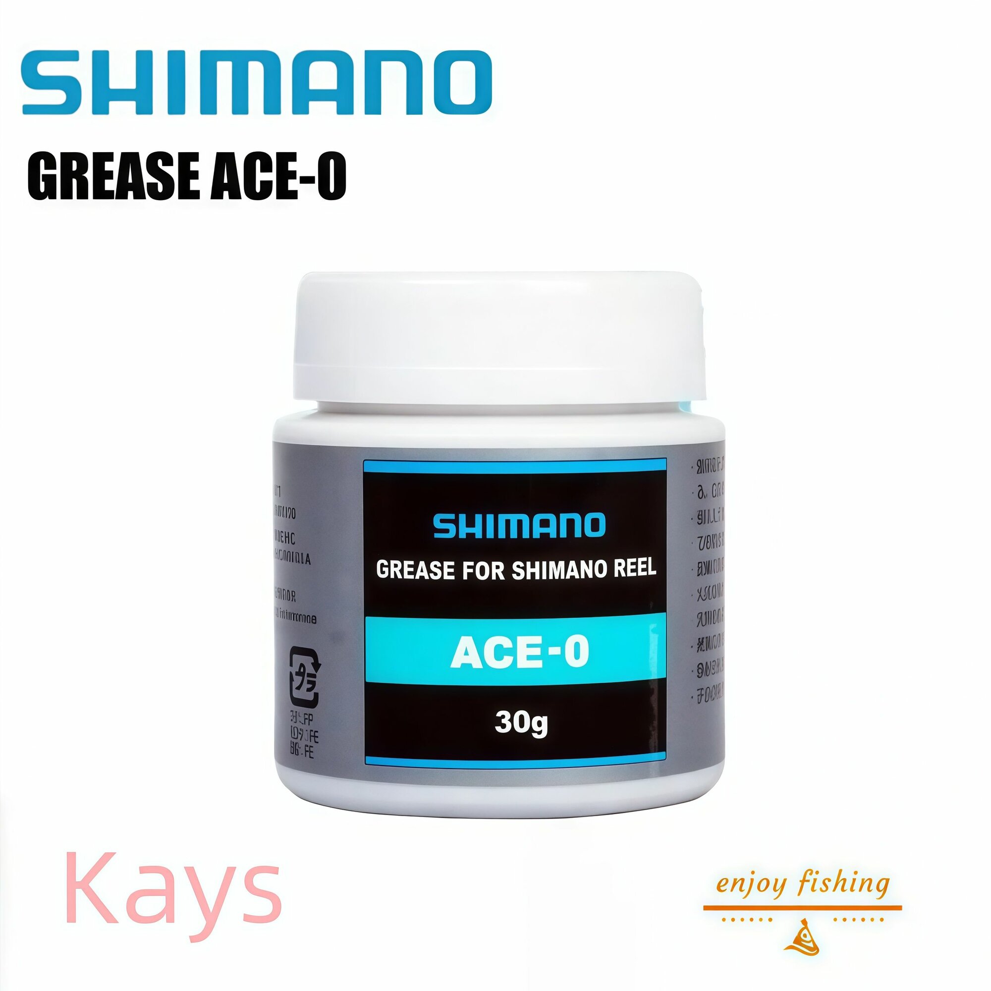 Shimano GREASE ACE-0 Содержание рыболовных судов; Смазочные материалы, Смазка, в комплекте с щеткой