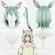 Парик для косплея Янико Сато Wig Ear Clips Tail