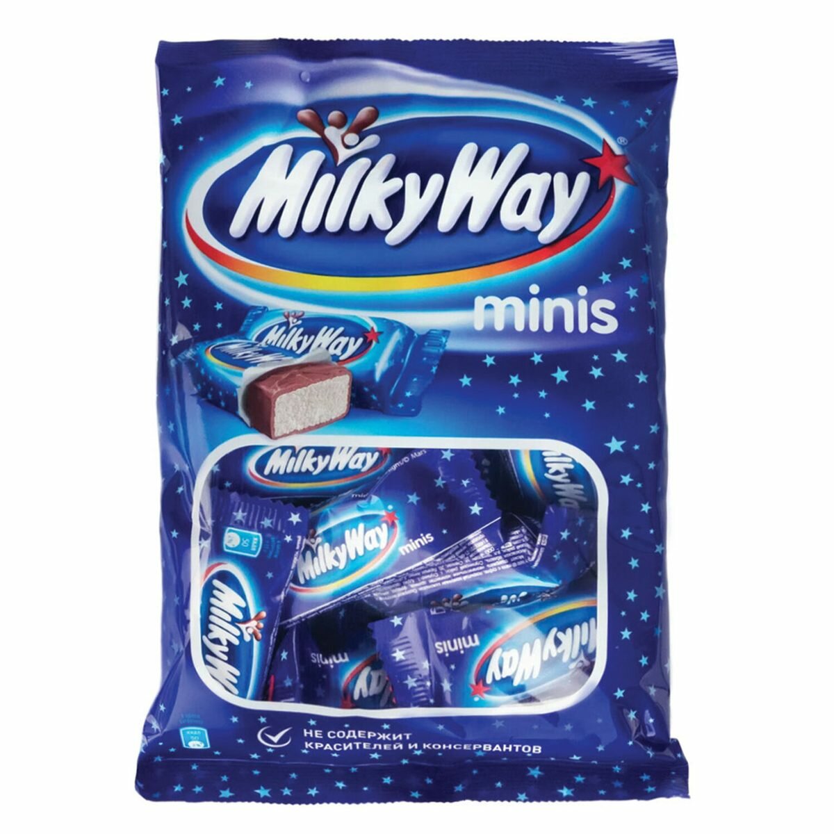 Шоколадные батончики Milky Way Minis, 176г, (620286), 9шт.
