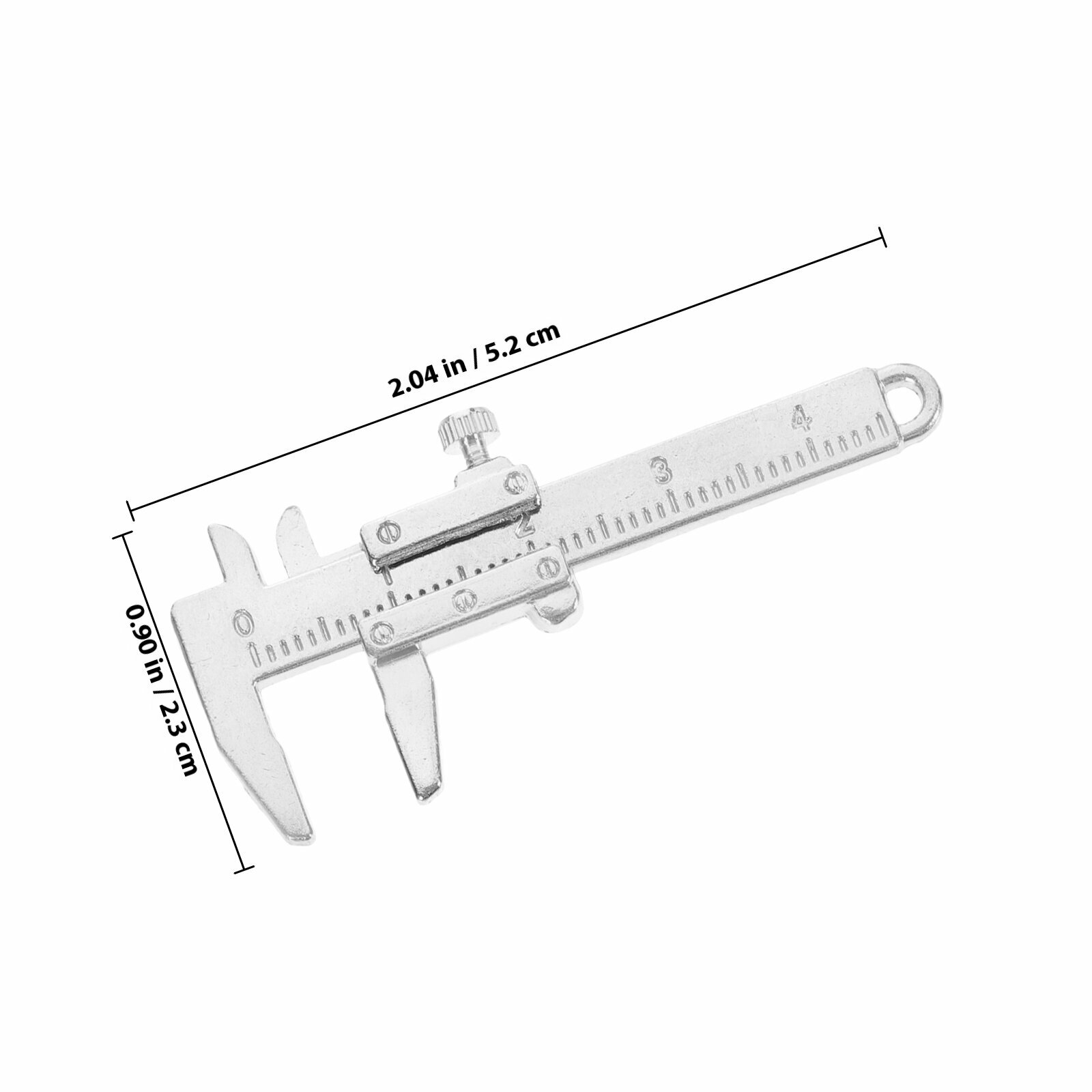Миниатюрный Слайдер Нутрометр Для Домика Куклы Серебристый 5 20X2 30X0 30Cm