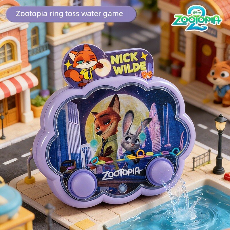 Zootopia Фиолетовая игра-капелька с кольцами для детей 3-6 лет, двойная кнопка, обучающая игрушка