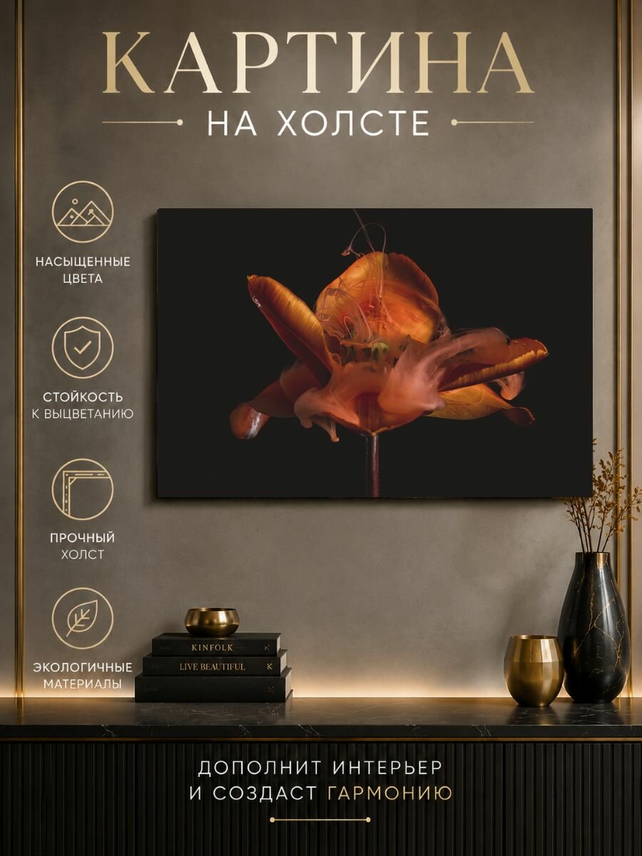 Картина на холсте Цветочная композиция 60x40 см