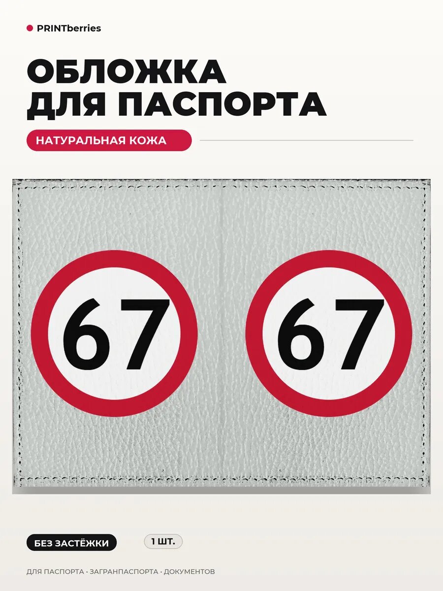 Обложка для паспорта PRINTBERRIES