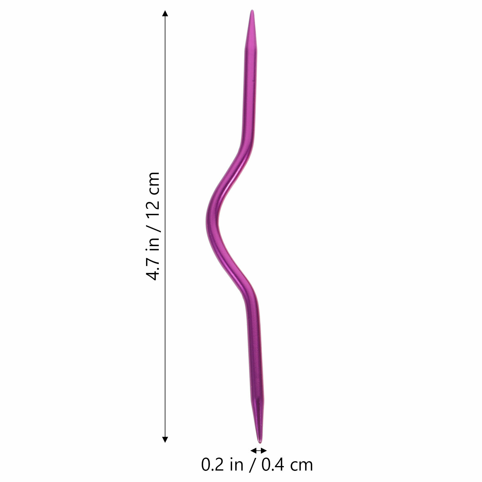 3 Пиц Крючка Для Вязания Иглы Для Шерсти Размер 12.00X0.40X0.40Cm Цвет Разнообразный