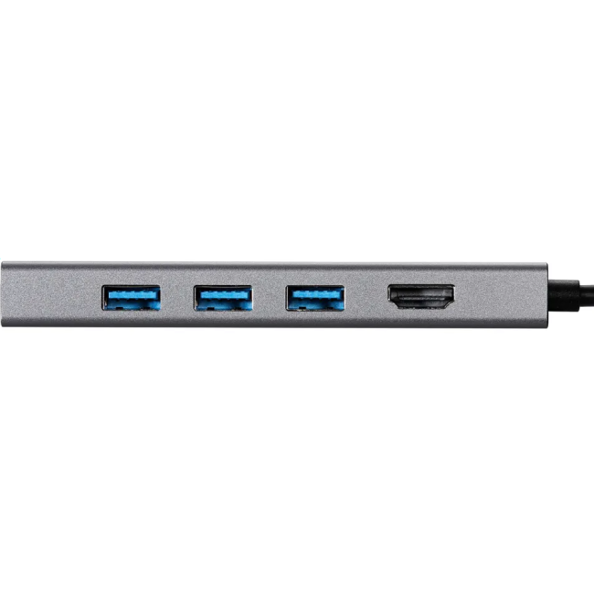 VCOM CU459 Кабель-адаптер USB-C - 3xUSB3.0+PD+RJ45+HDMI — фото 1