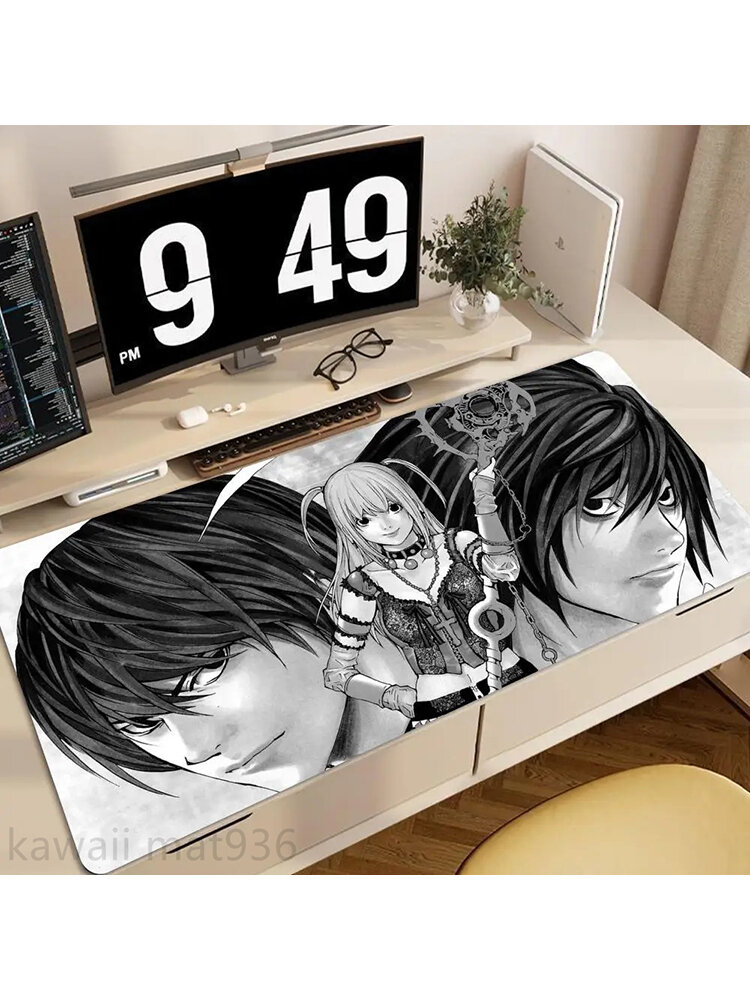 Death Note Резиновый нескользящий ковер, изготовленный на заказ настольный коврик с принтом, размер 40x90xxl