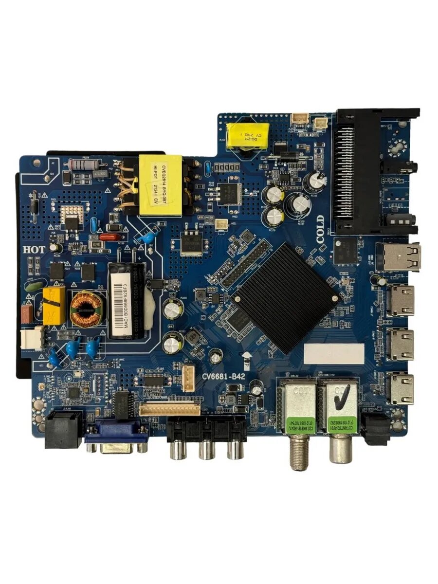 Плата CV6681-B42, для телевизора Prestigio PTV40SS06Y_CIS_BK