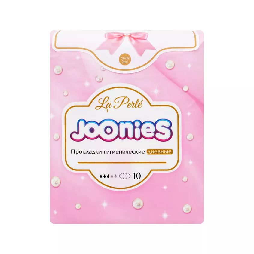 JOONIES Прокладки женские LA PERLE дневные 10 шт