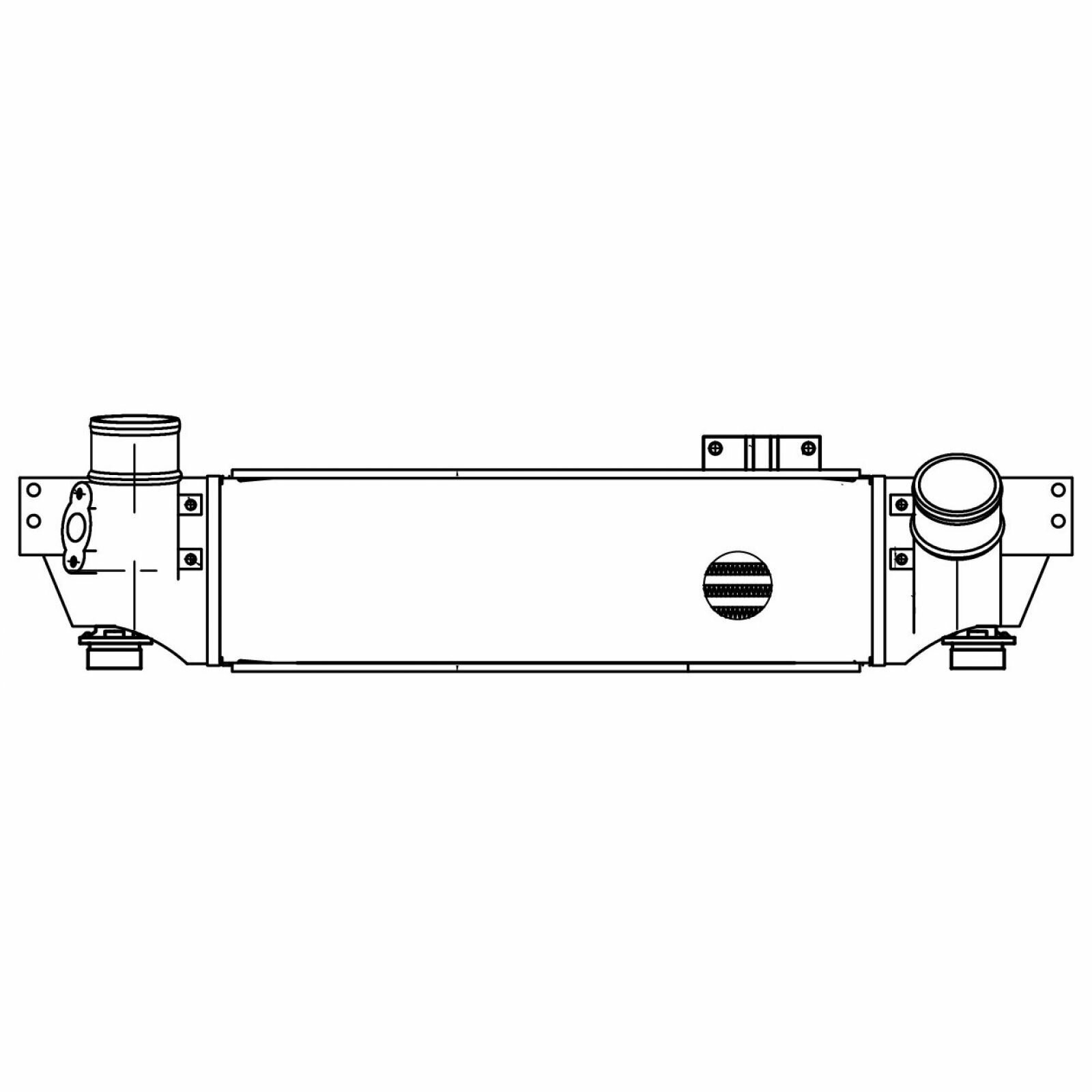 Радиатор интеркулера, для КИА Соренто 1 oem 281904A470, 281914A470 арт LRIC0801