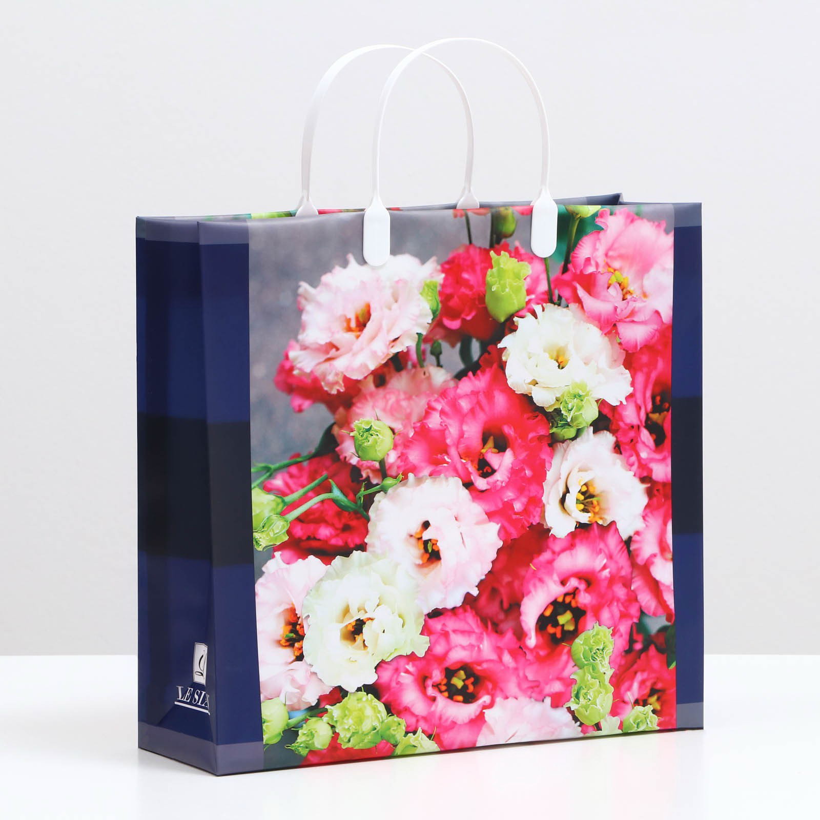 Пакет Flowers, мягкий пластик, 30x30 см, 120 мкм, вид: пакет, 10 шт.