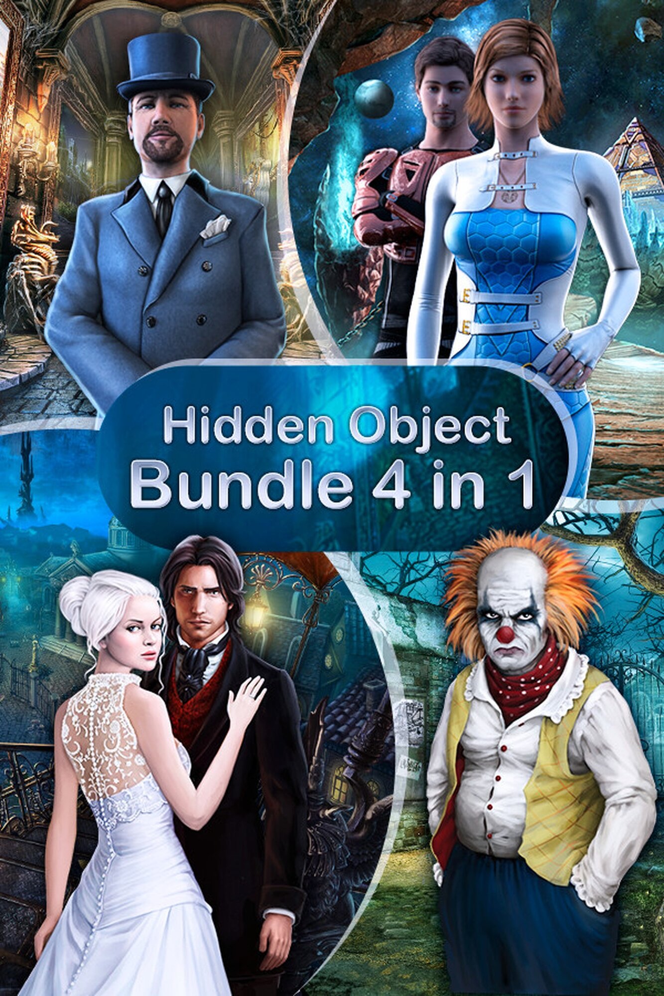 Видеоигра Hidden Object Bundle 4 in 1, Все страны, разработчик Alawar Casual, издание цифровое