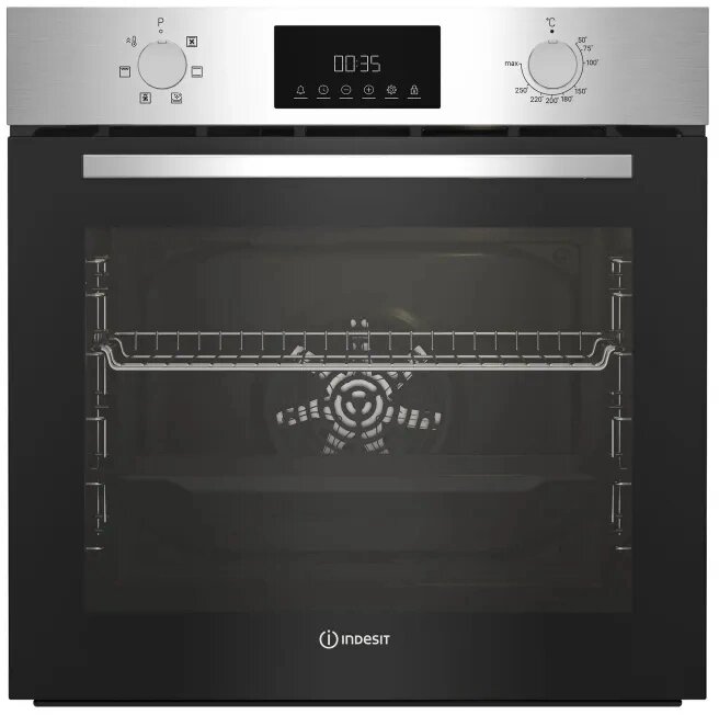 Духовой шкаф Электрический Indesit IBFTE 3644 IX нержавеющая сталь/серебристый