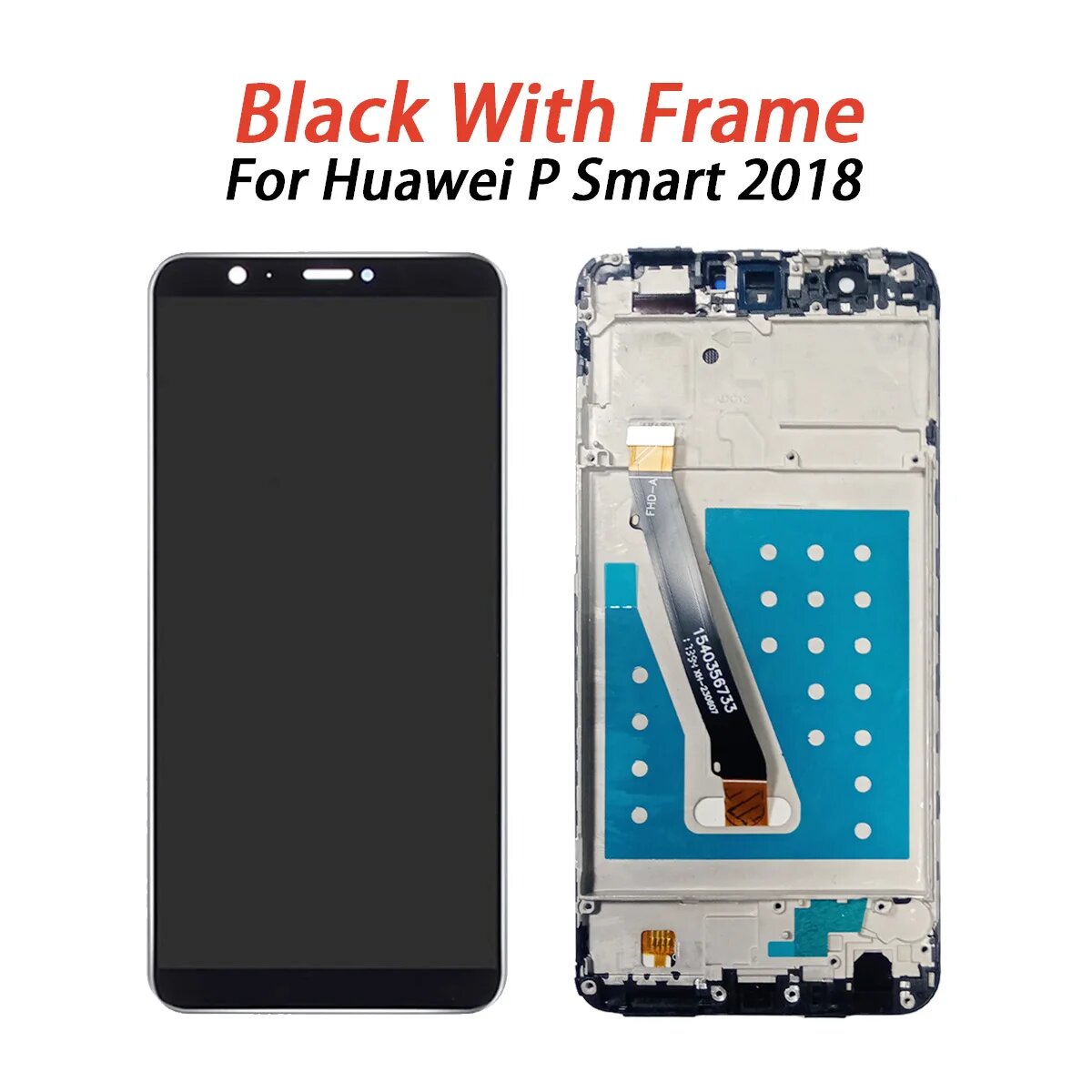 Дисплей в сборе Huawei P Smart 2018, черный