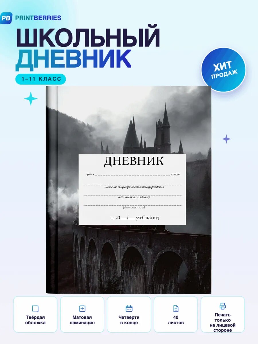 Школьный дневник Гарри Поттер постер