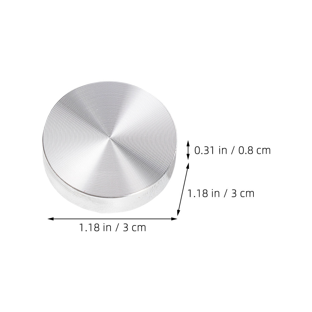 Адаптер Для Стеклянного Стола Из Алюминиевого Сплава 4 Штуки 3.00X3.00X0.80Cm