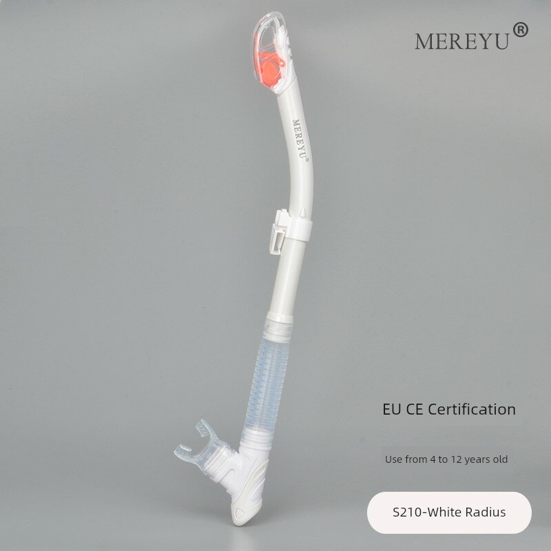 MEREYU S210 Боковая крепежная дыхательная трубка для детей плавания - Прозрачный белый