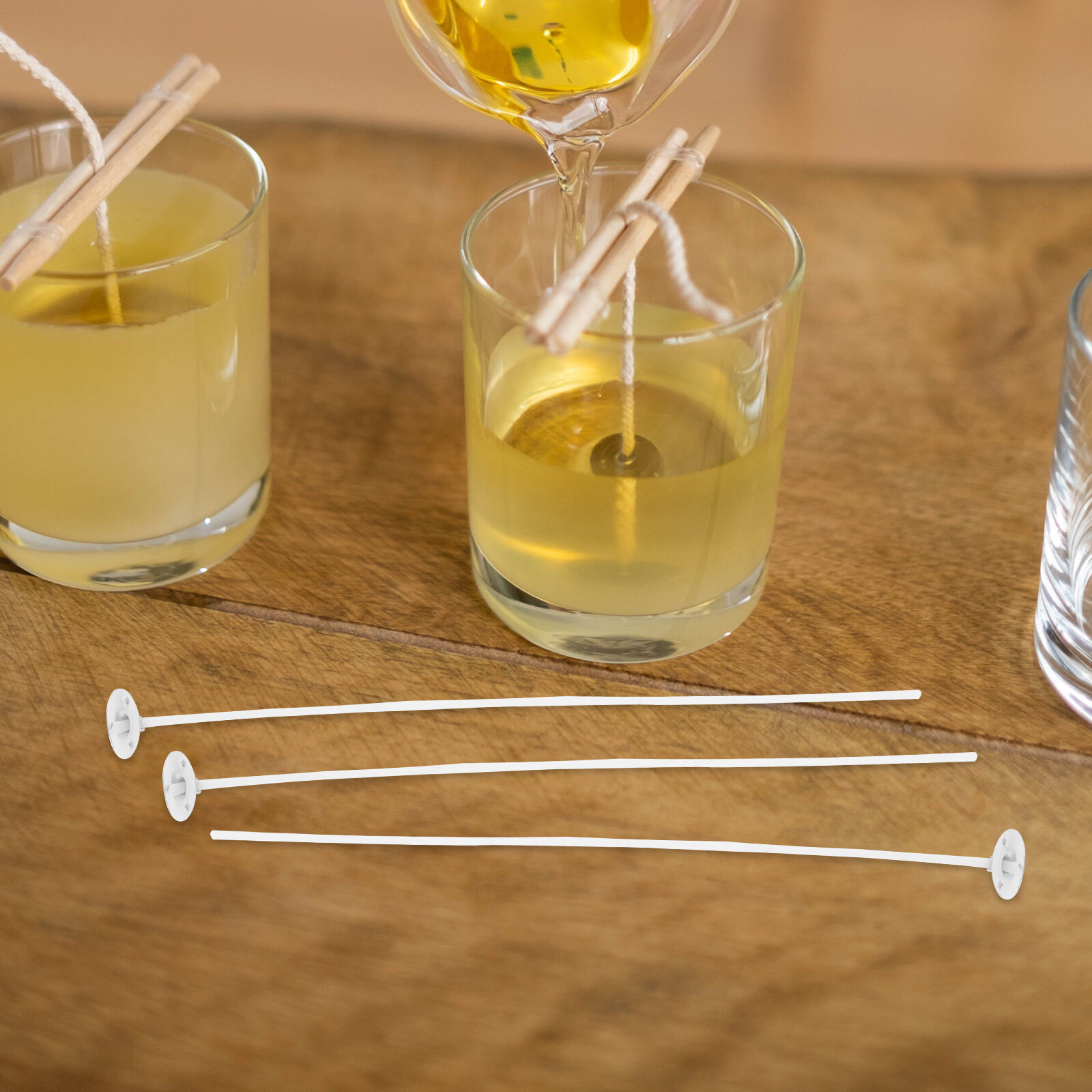 50 Штук Подходят Для Изготовления СвечейDIY Изделий Из парафина Пчелиного Воска 15.00X1.20X1.20CM