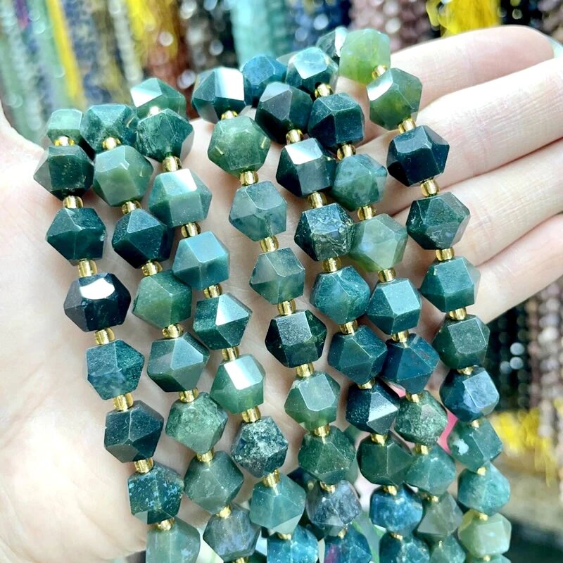 Камень амазонит тигровый глаз бусины 10 мм Aquatic agate