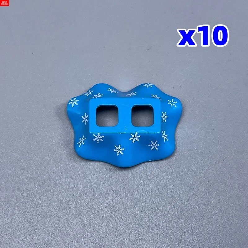 MOC BRICKS Декоративный элемент, синий, NO.7, x10