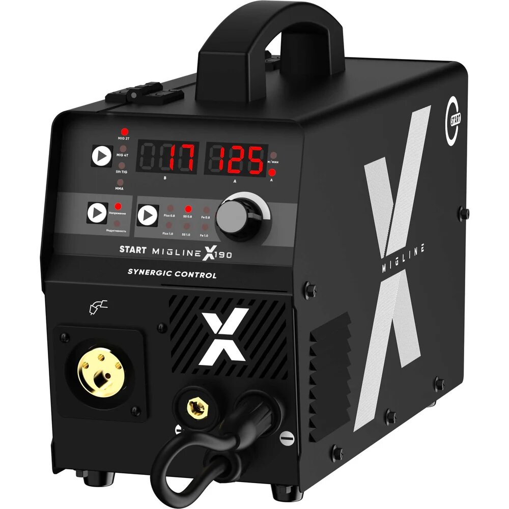 Сварочный полуавтомат START MigLine X190, синергетическое управление, 190А, 6,4кВт