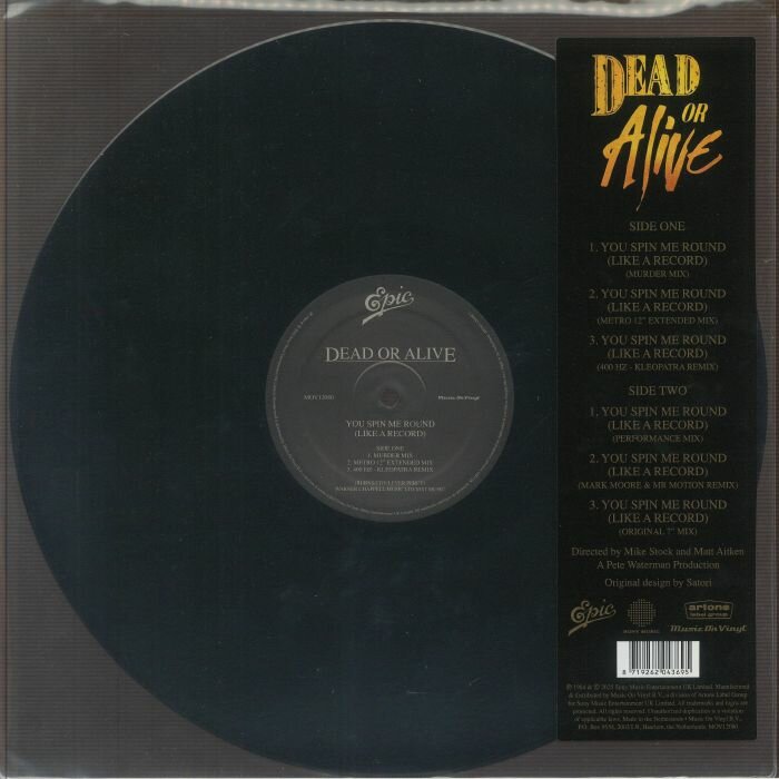 Dead Or Alive "Виниловая пластинка Dead Or Alive You Spin Me Round (Like A Record)"